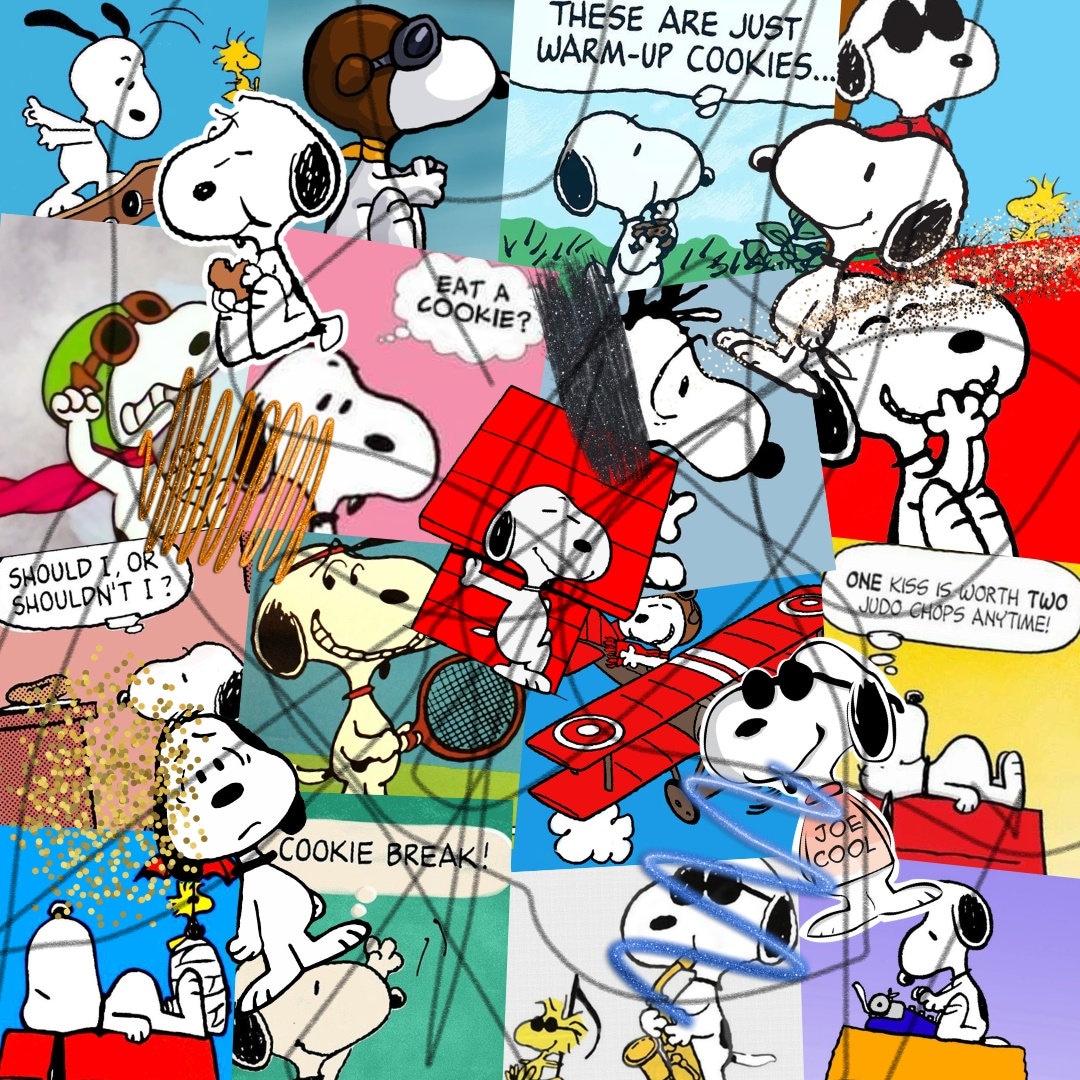 Snoopy Seamless DIGITAL FILE ONLY - Etsy