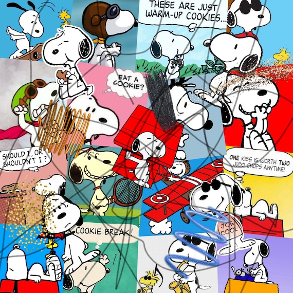Snoopy Seamless DIGITAL FILE ONLY - Etsy