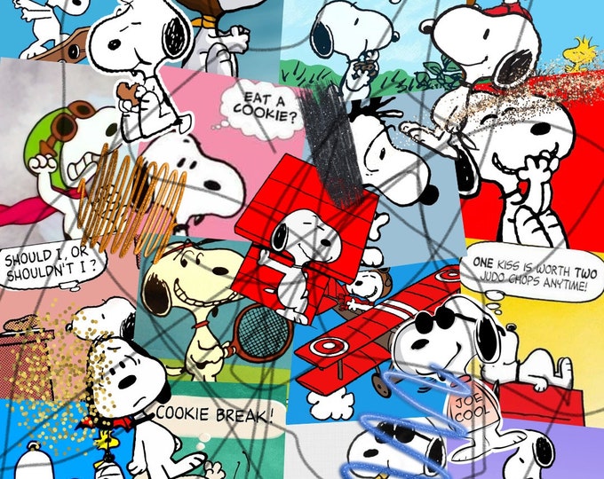 Snoopy Seamless DIGITAL FILE ONLY - Etsy