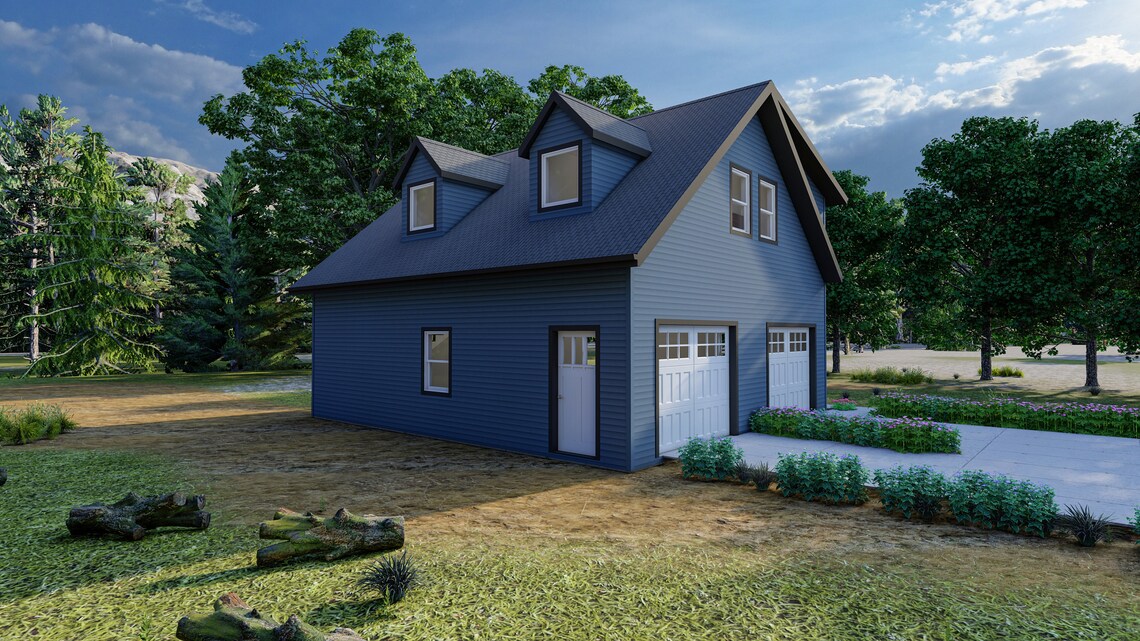 28' X 32' Two Bedroom Garage Apartment PDF - Etsy