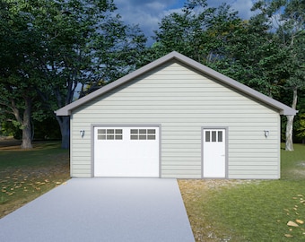 24 X 28 Garage Plans - Etsy
