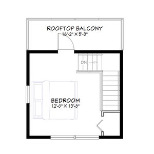 16' X 24' One Bedroom Tiny House - PDF Architectural Plan With ...