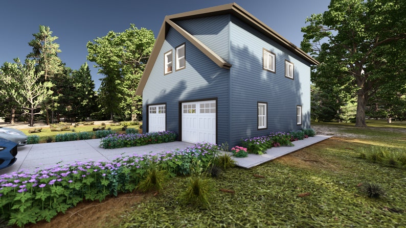 28' X 32' Two Bedroom Garage Apartment PDF - Etsy