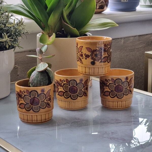 Retro Plant Pot - Etsy