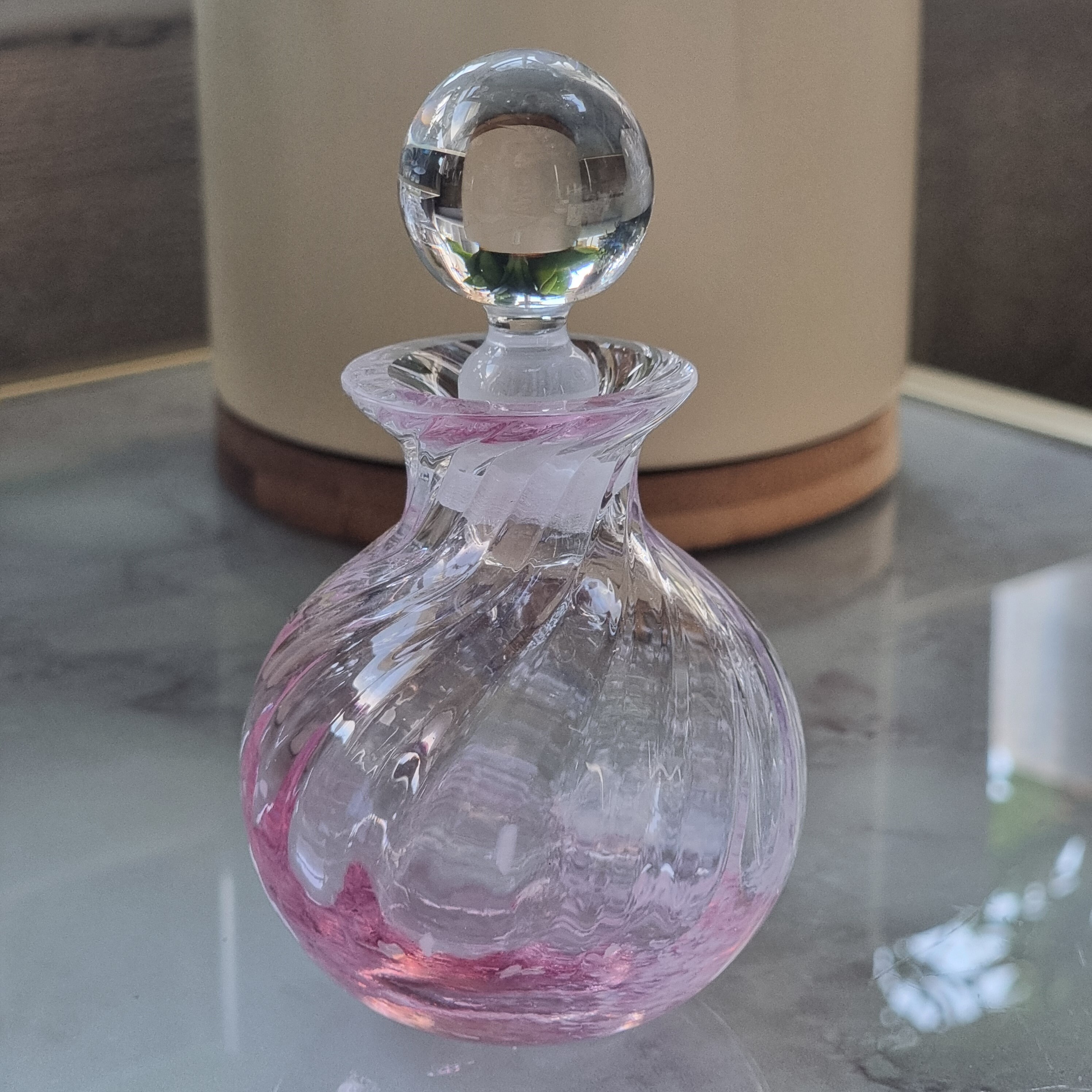 Caithness Crystal Perfume Bottle - Etsy UK