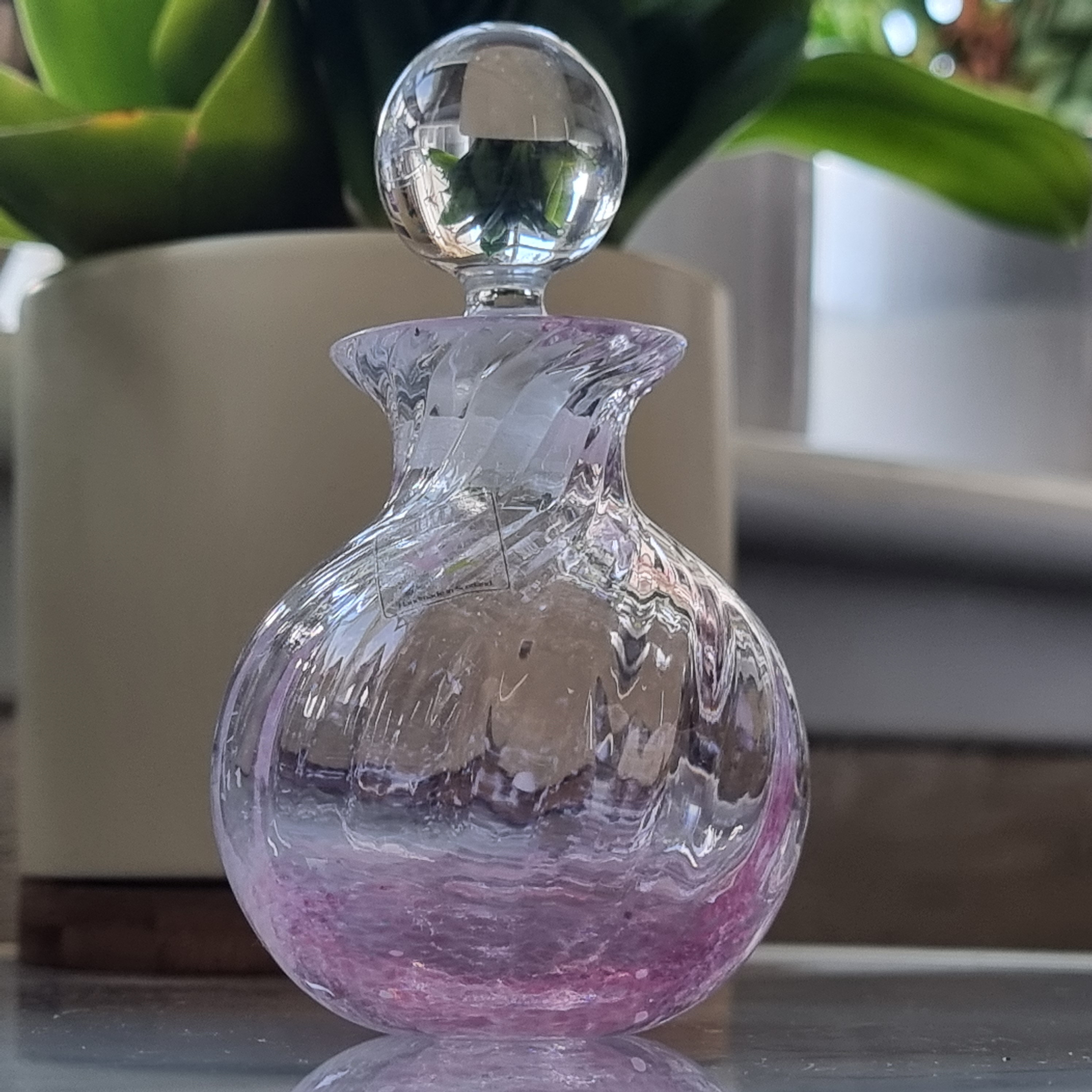 Caithness Crystal Perfume Bottle - Etsy UK