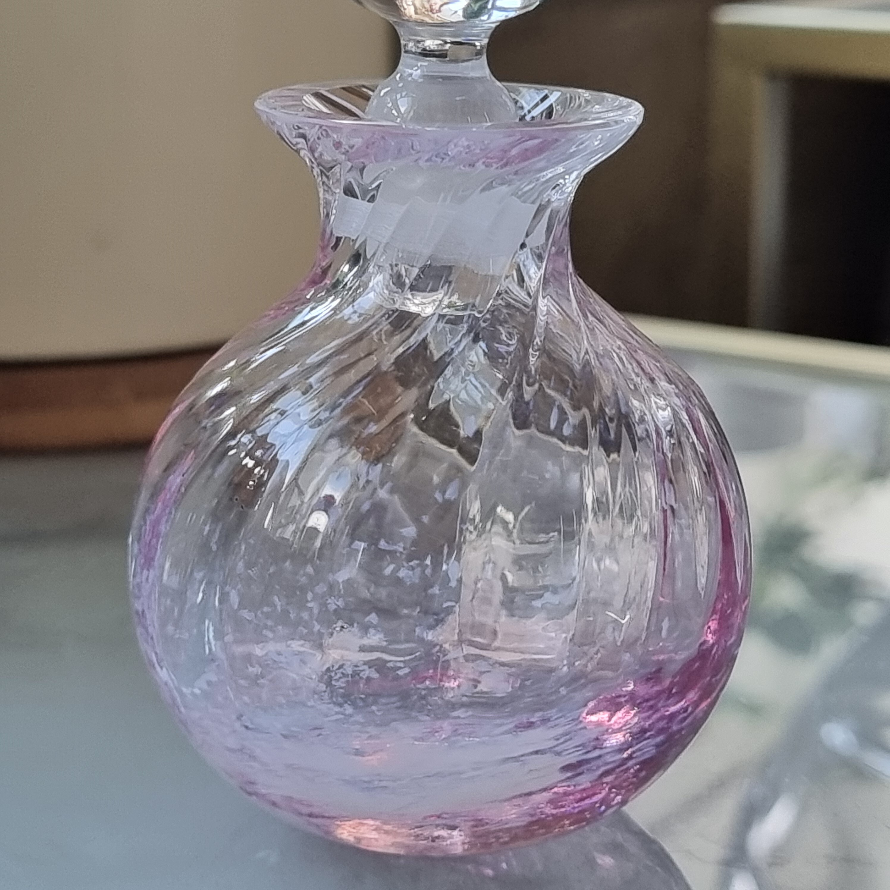 Caithness Crystal Perfume Bottle - Etsy UK