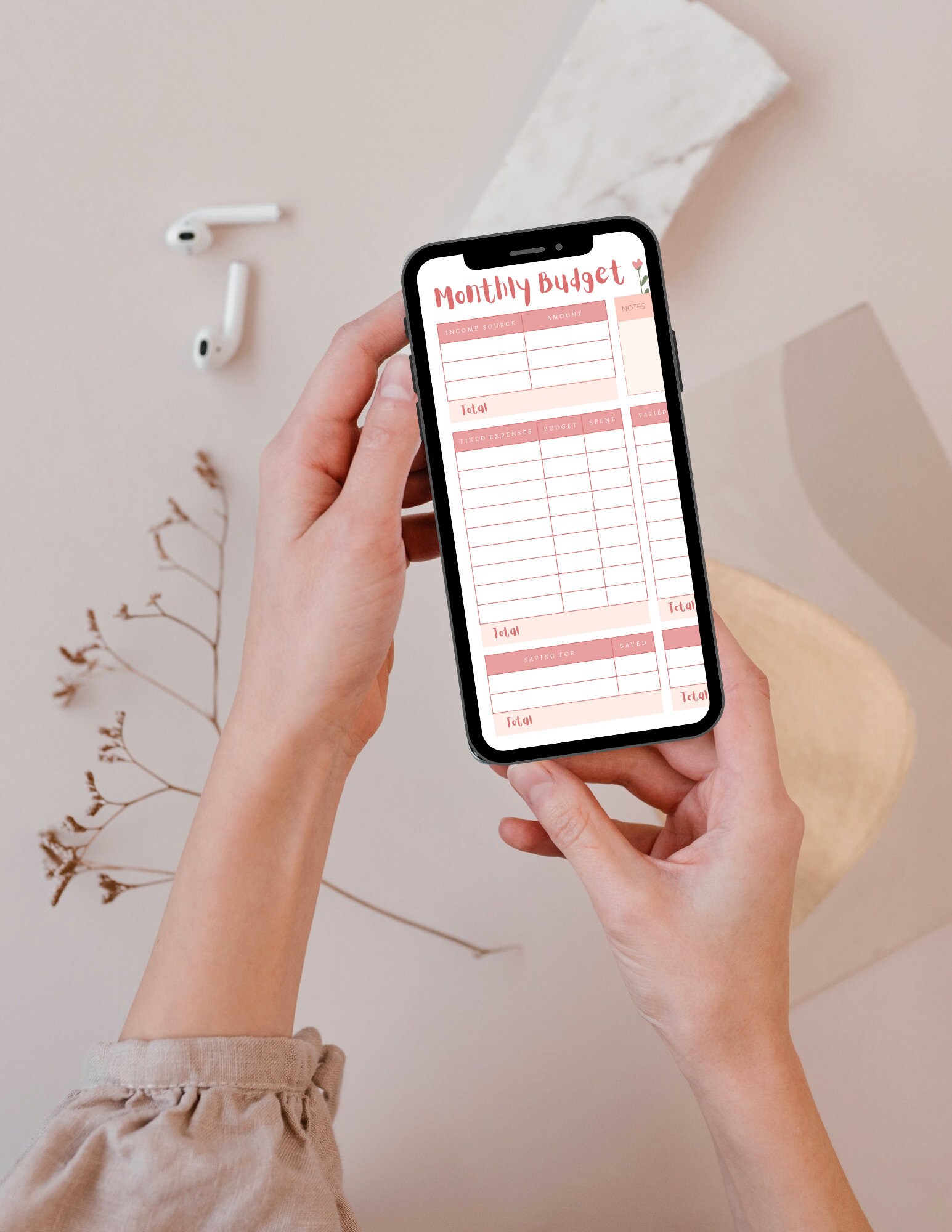 Monthly Budget Tracker | Budget Template | Budget Planner | Printable ...