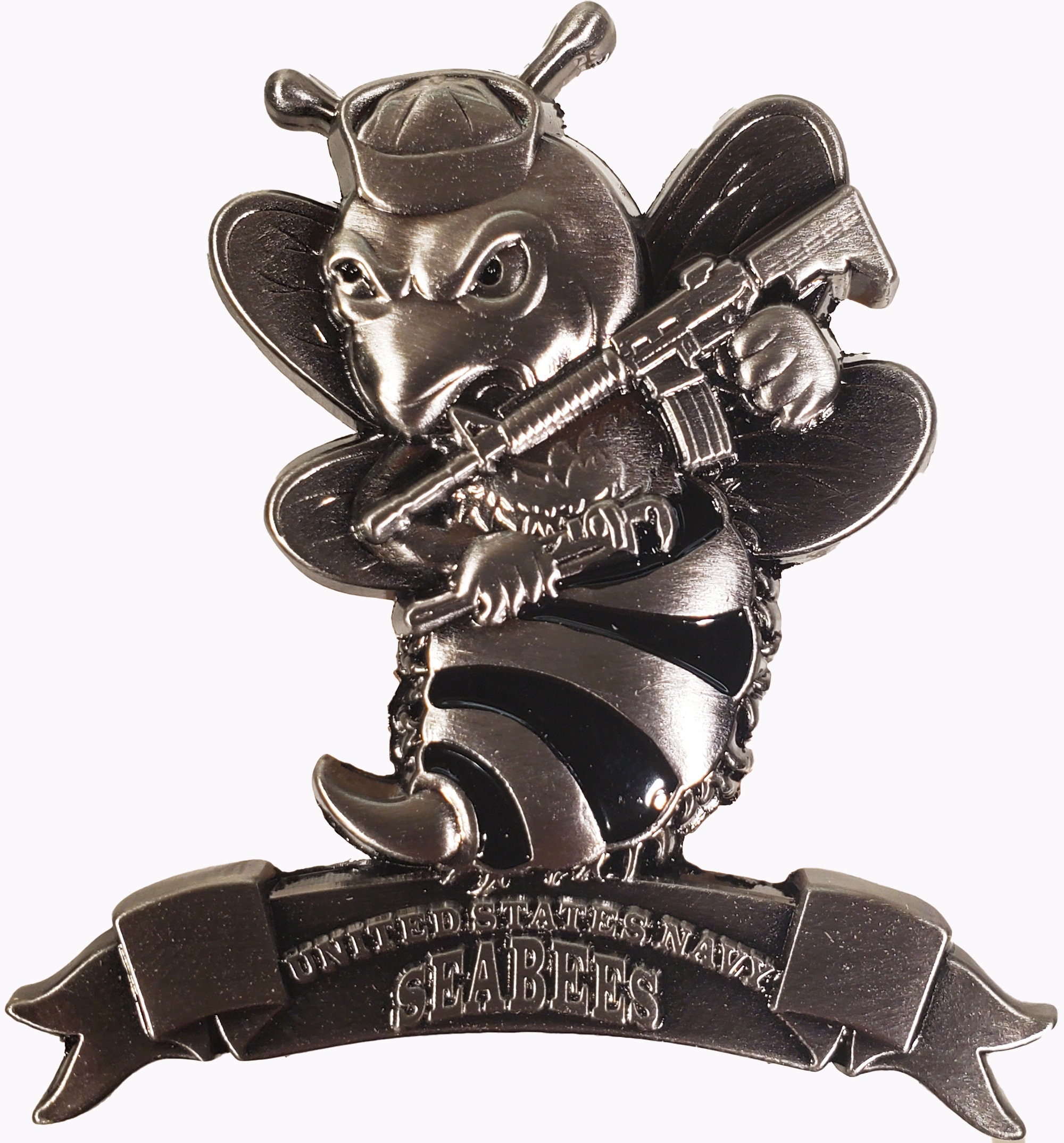 US Navy Seabees "we Build We Fight" Commemorative Challenge Coin 2" 29 ...