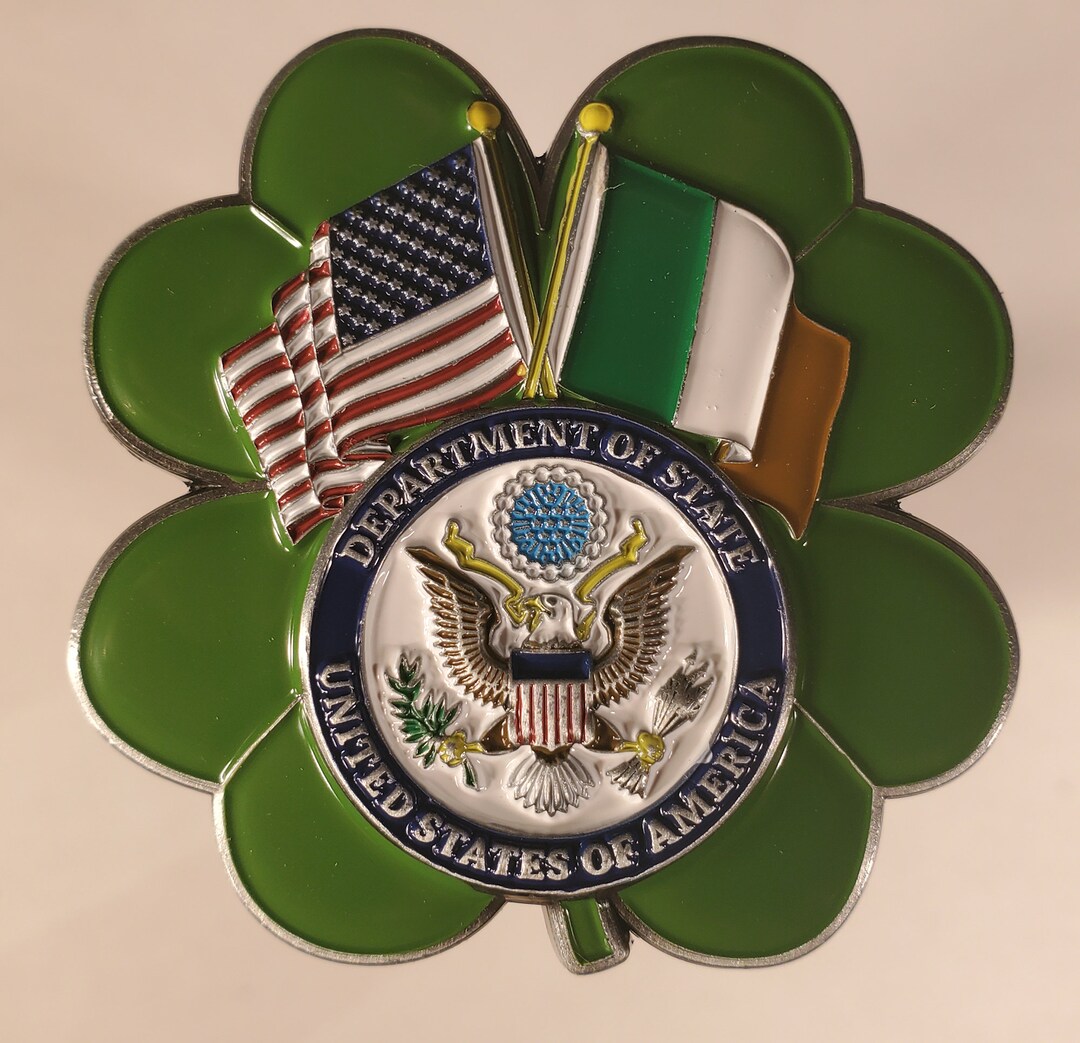 US State Department US Embassy Dublin Ireland Commemorative Challenge ...