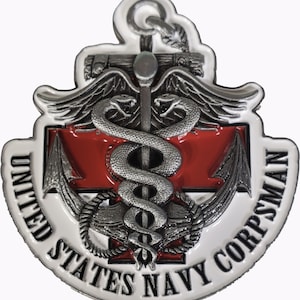 US Navy Corpsman US Marines "devil Doc" Commemorative Challenge Coin 2 ...
