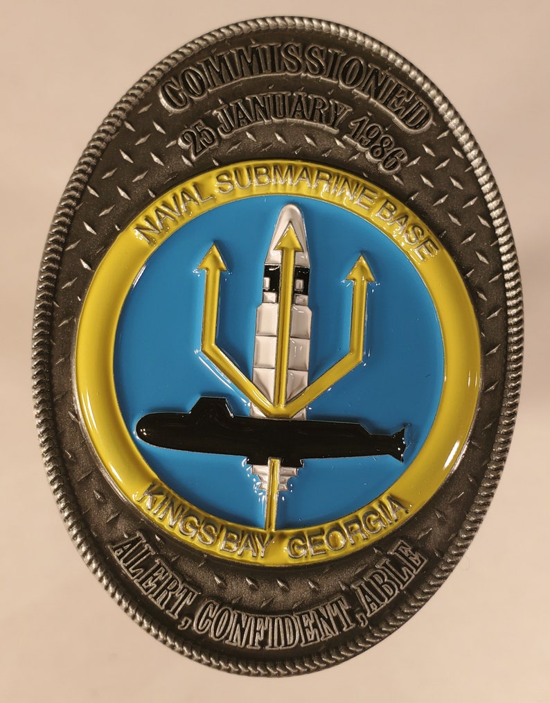 USS Alaska Submarine Challenge Coin: US Navy Commemorative 178 - Etsy