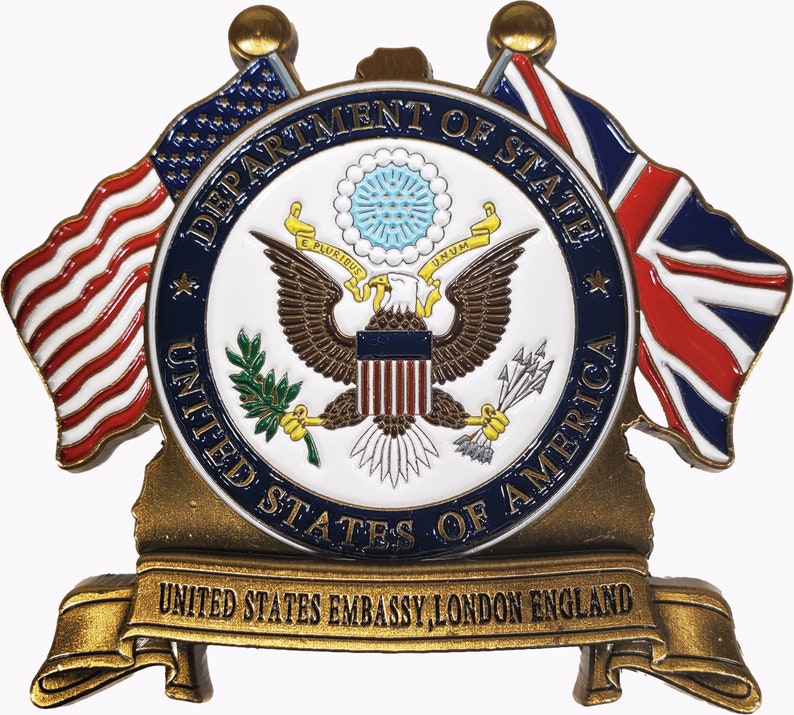US State Department US Embassy London England Commemorative Challenge ...