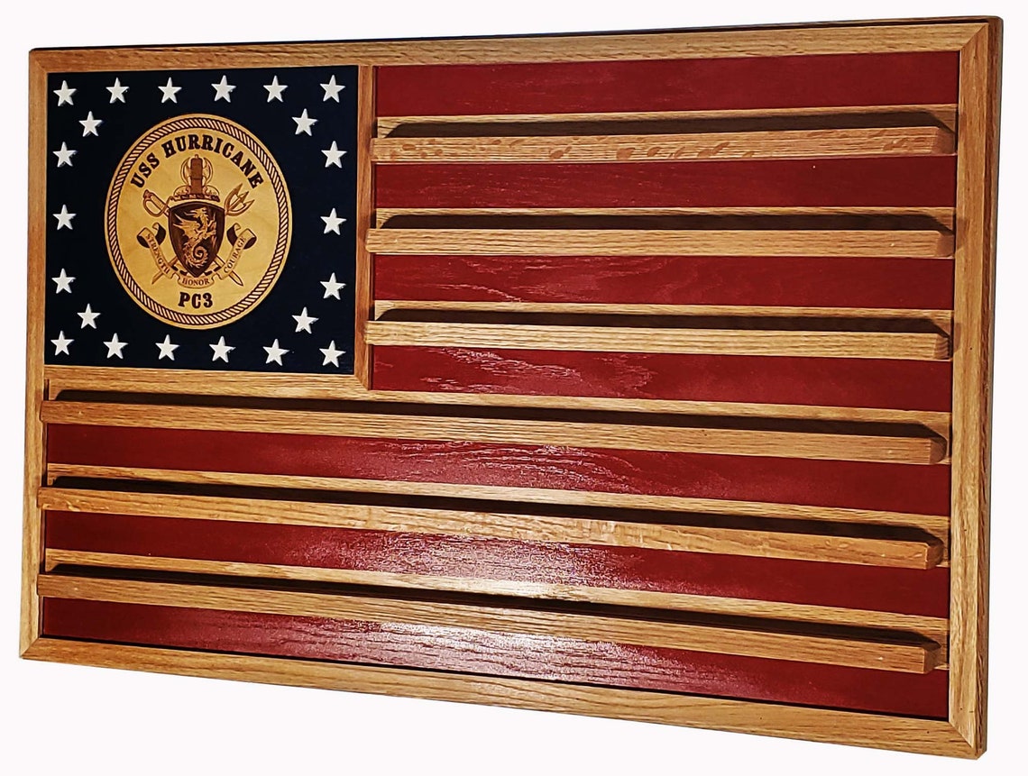 US Navy USS Hurricane PC3 Ship's Crest Challenge Coin - Etsy