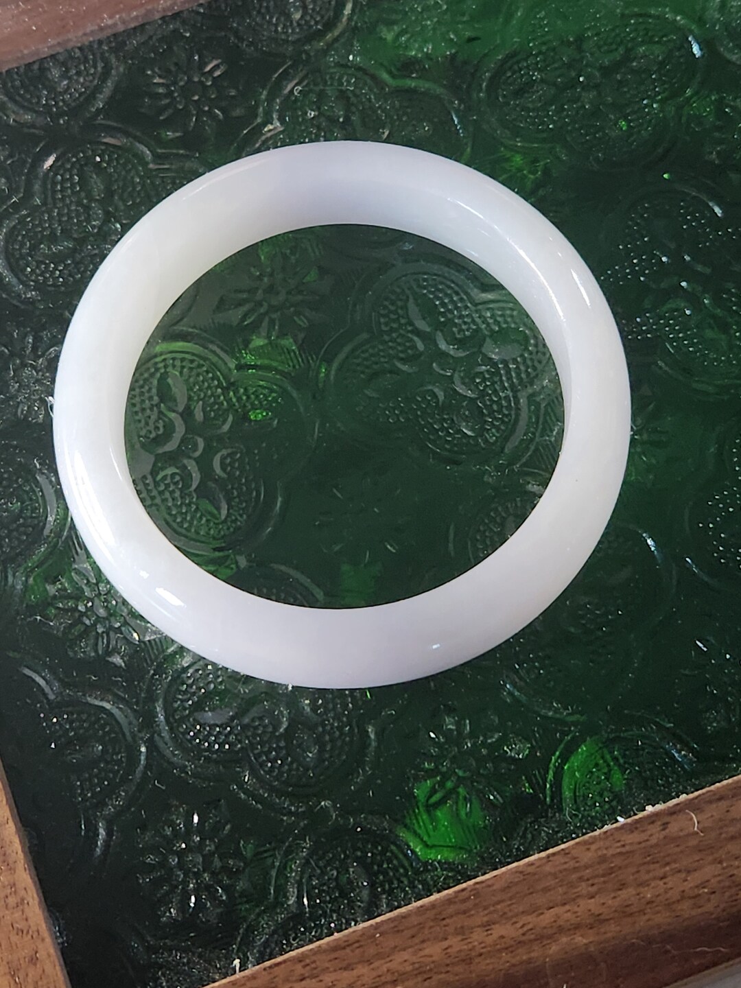 Beautiful White Authentic Jadeite Jade Bangle 58 Mm - Etsy