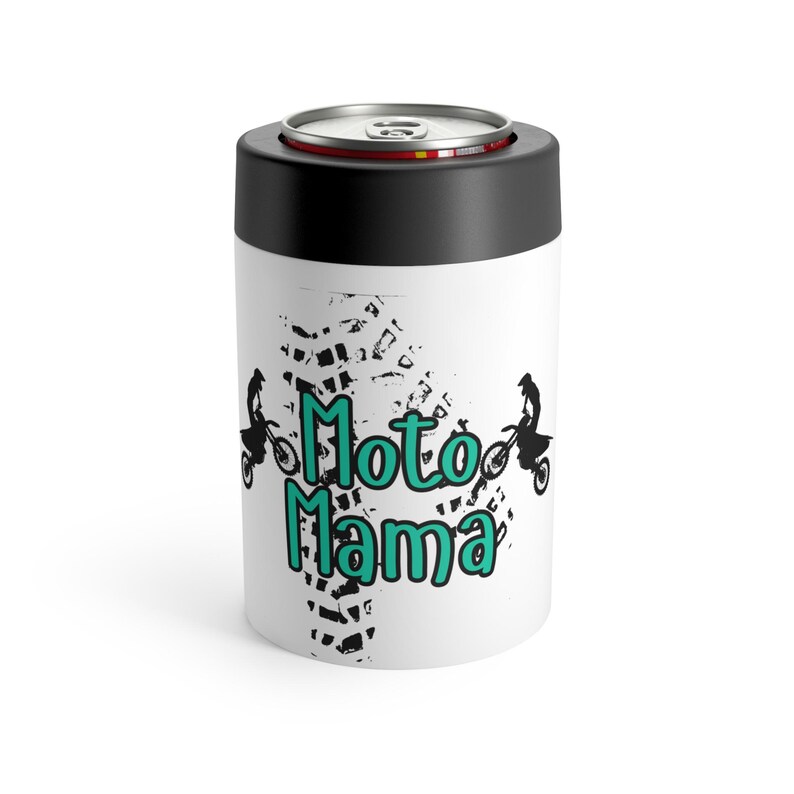 Moto Mama Can Holder, Motorcycle Mom Drink Sleeve, Biker Mama Beer ...