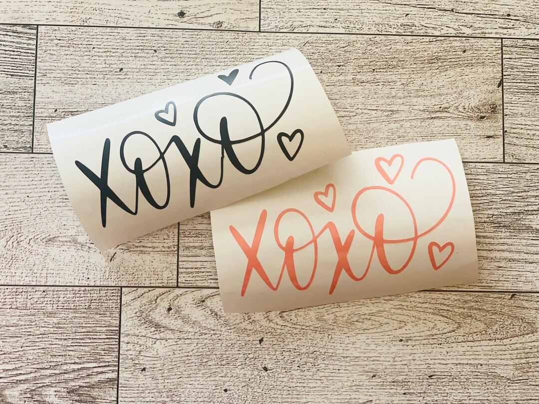 XOXO Vinyl Sticker - Etsy