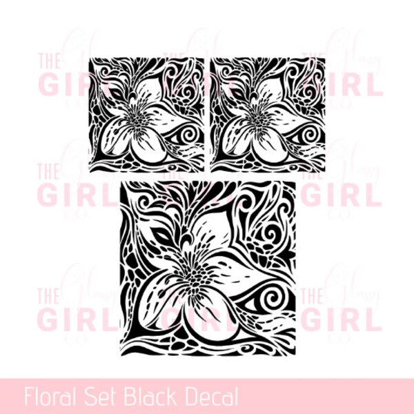 Floral Ceramic Decals - Etsy