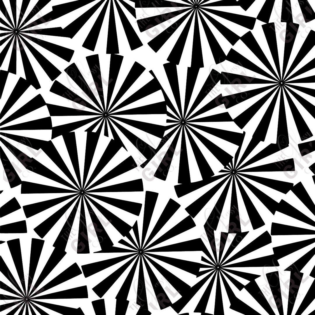 Black Circus Tent Silkscreen Black Enamel Decal Fusion Decals Overglaze ...