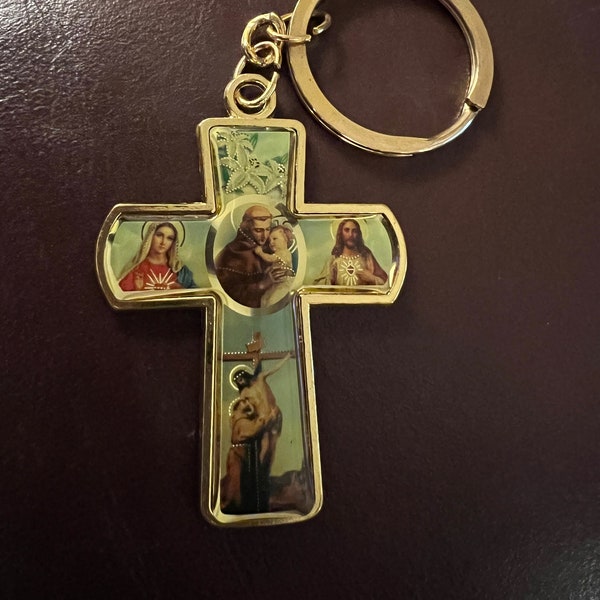 St Anthony Keychain - Etsy