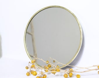 Brass Round Mirror - Etsy