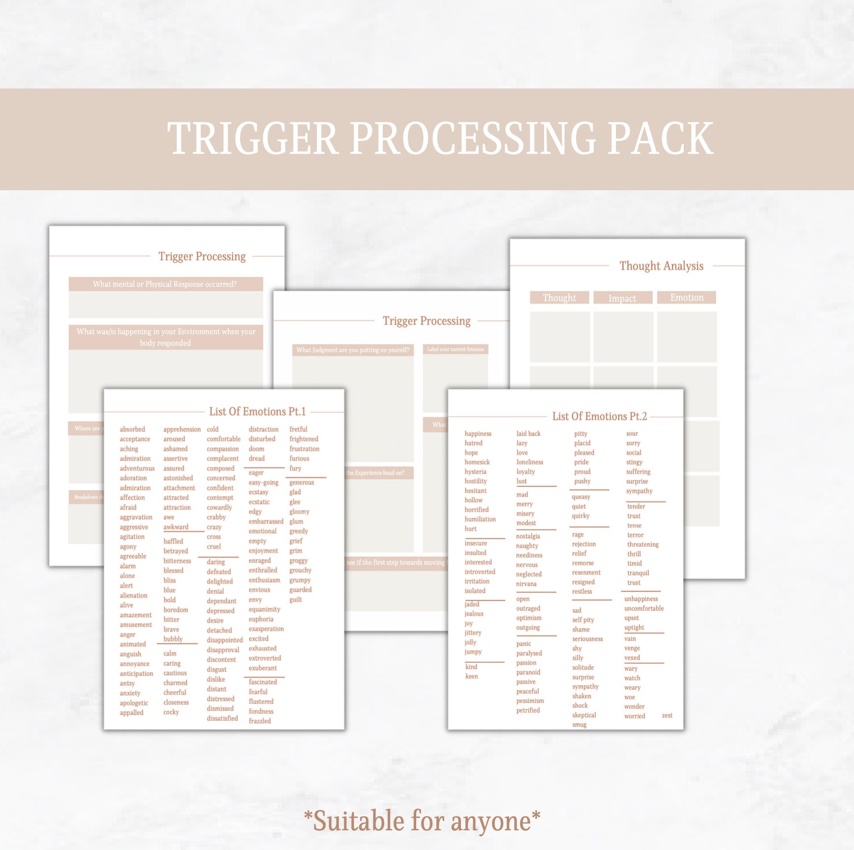 Trigger Processing, Thought Processing, Somatic Healing, Mental Health ...