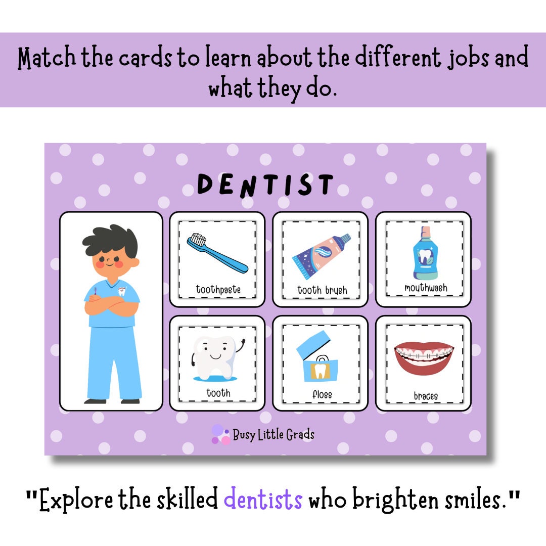 Community Helpers Busy Book on Professions Sorting Occupation Worksheet ...