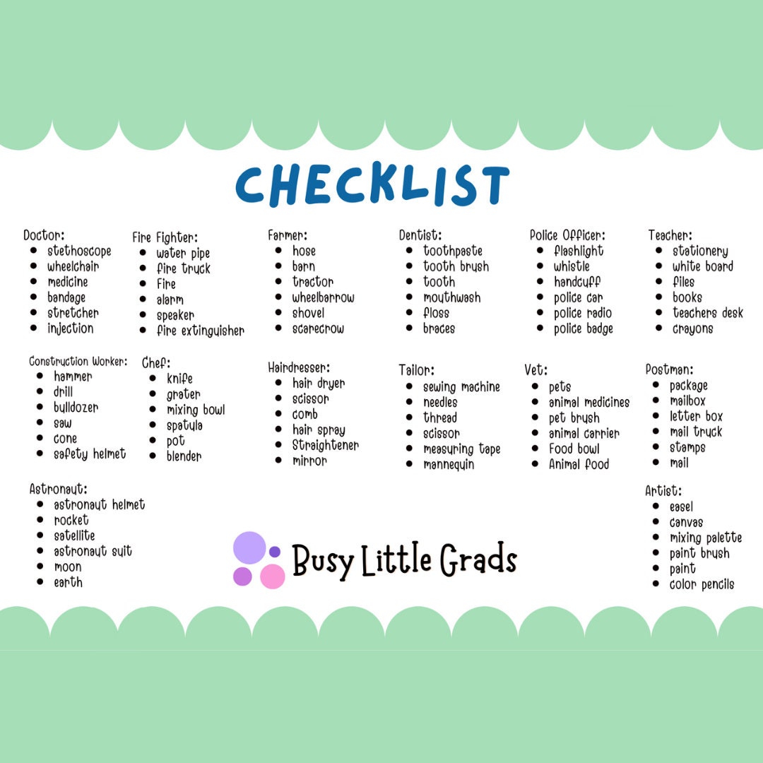 Community Helpers Busy Book on Professions Sorting Occupation Worksheet ...