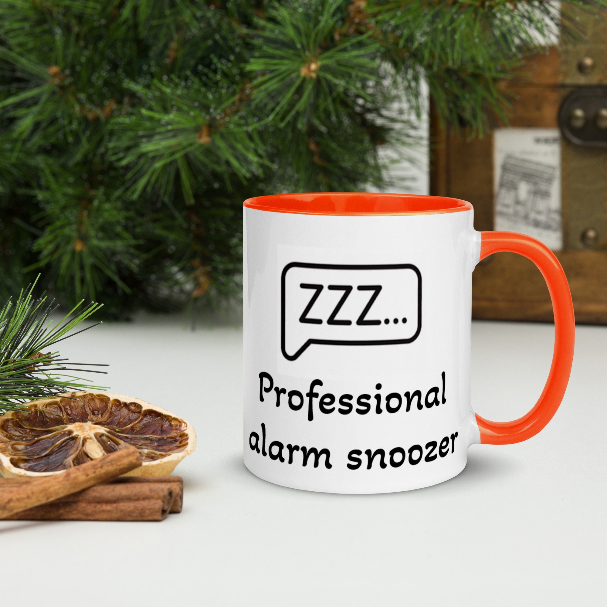 Professional Snoozer, Inside Colour, Funny Mug, Mug Lazy Person, Sleep ...