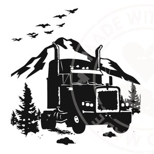 Trucker SVG Bundle Skeleton Truck Driver Trucker Life Digital Art Truck ...
