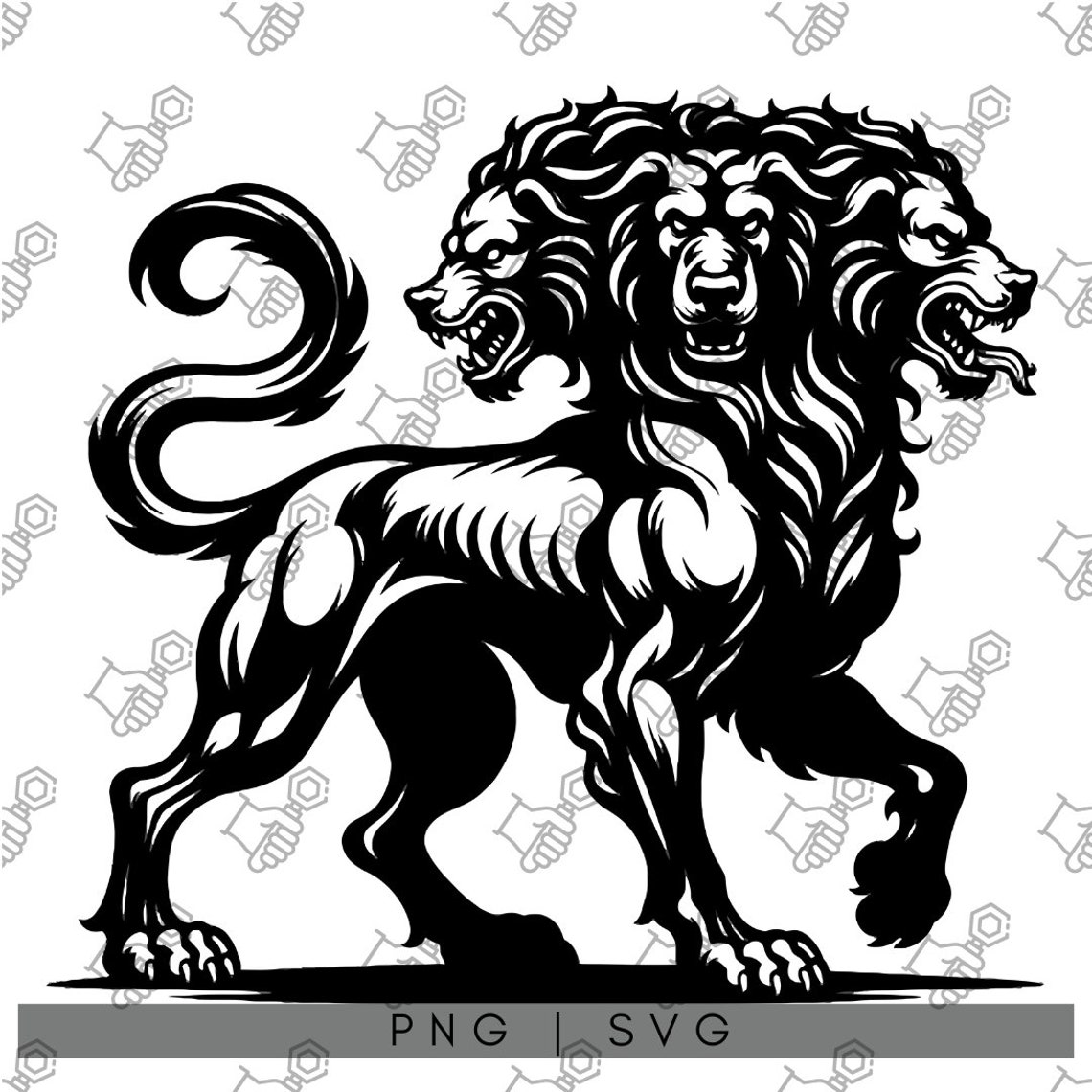 Cerberus and Hades Mythical SVG, DXF, PNG Bundle Greek Gods Art ...