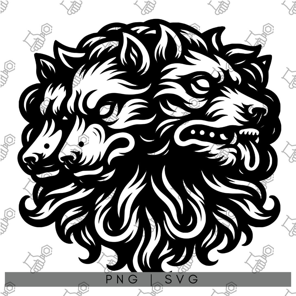 Cerberus and Hades Mythical SVG, DXF, PNG Bundle Greek Gods Art ...