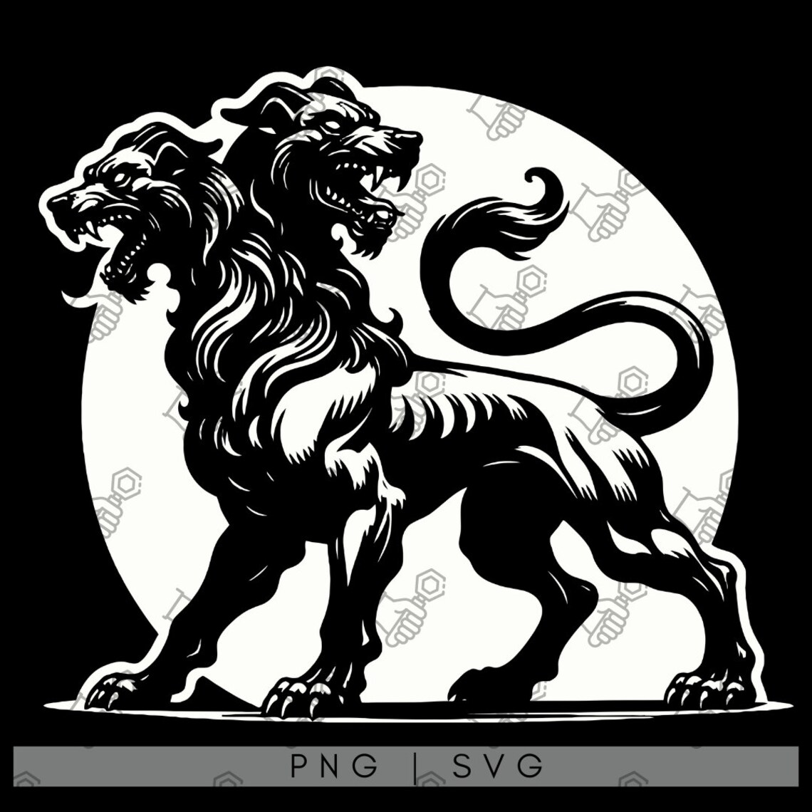 Cerberus and Hades Mythical SVG, DXF, PNG Bundle Greek Gods Art ...