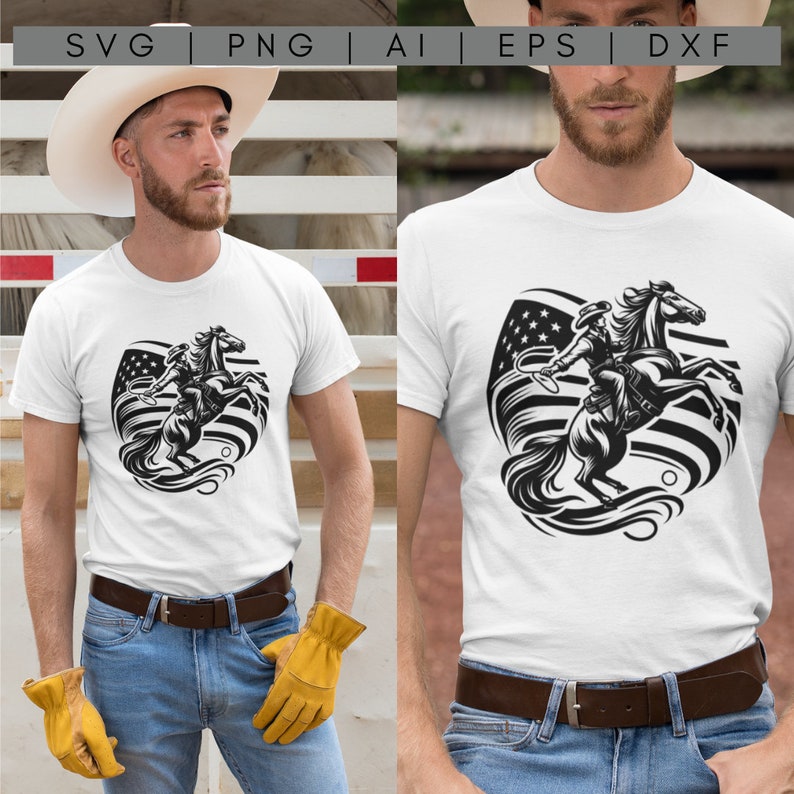 Ultimate Rodeo SVG Bundle Authentic Western Cowboy & Horse SVG Rodeo ...