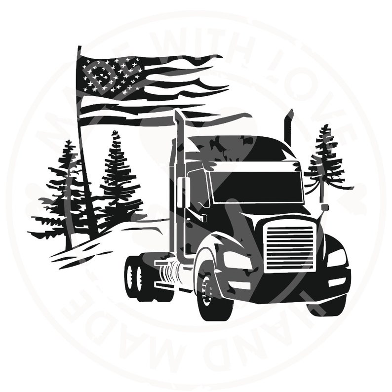 Trucker SVG Bundle Skeleton Truck Driver Trucker Life Digital Art Truck ...