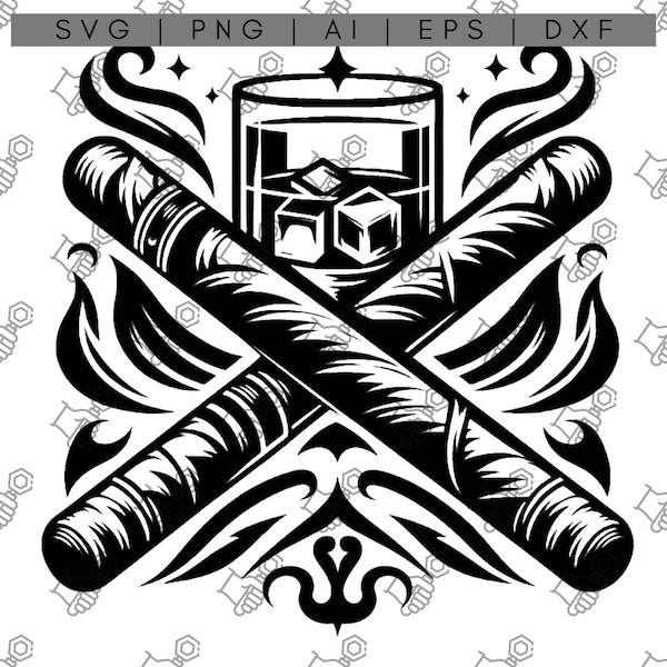 Cigar Svg Bundle - Etsy