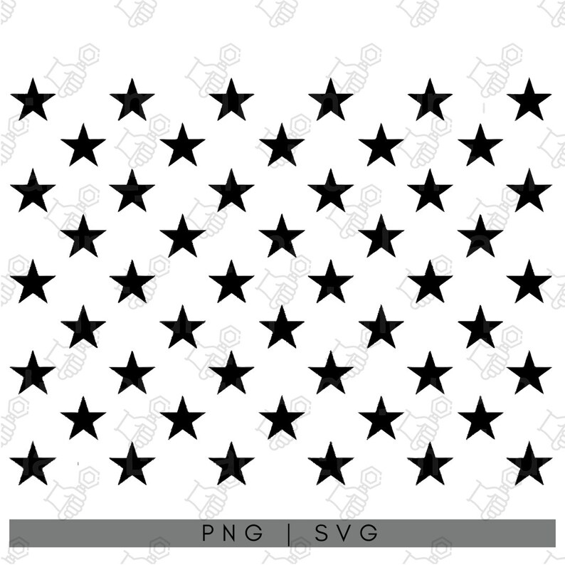 USA Flag Stars SVG Bundle Patriotic American Flag 50 Stars Digital ...