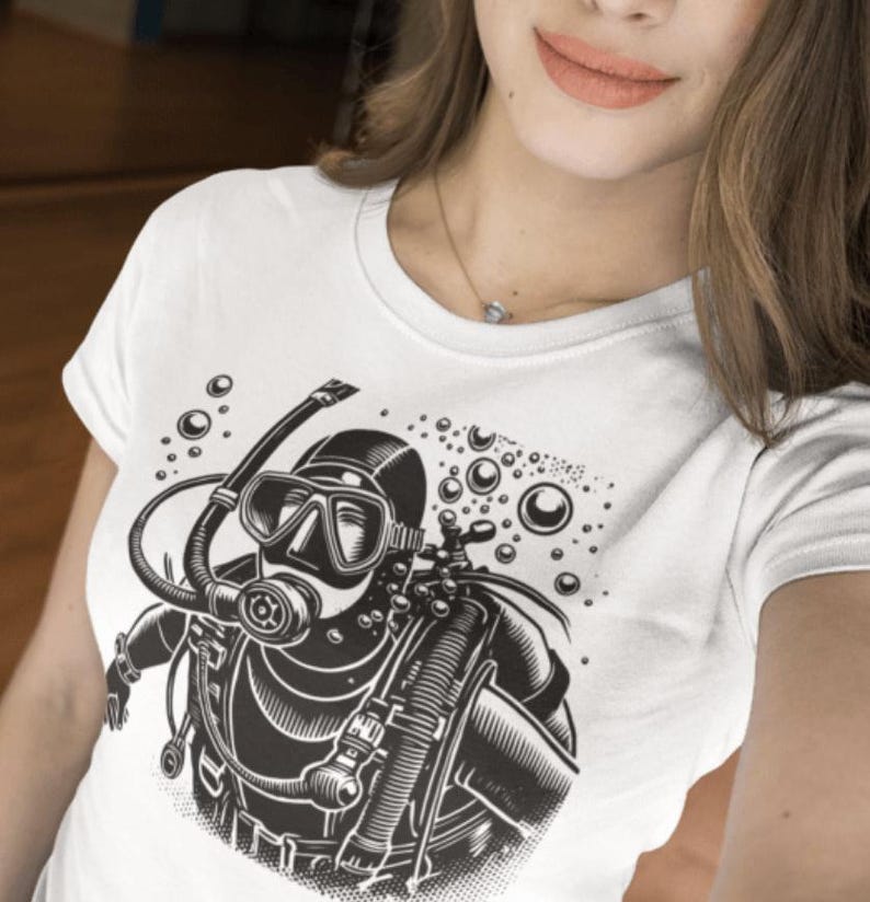 Scuba Diver SVG Cut Files Underwater Diving and Snorkeling Designs for ...