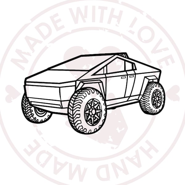 Cybertruck Svg - Etsy