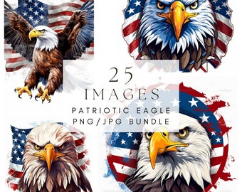 Bald Eagle Wrapped in American Flag Digital Download Perfect - Etsy