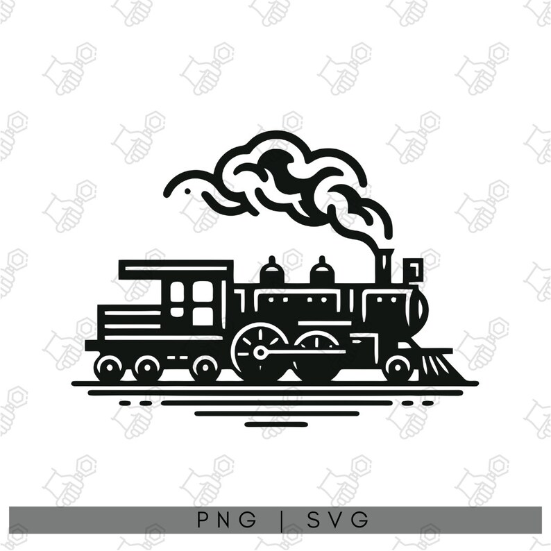Vintage Steam Engine SVG Bundle for Crafting and DIY Projects - Etsy