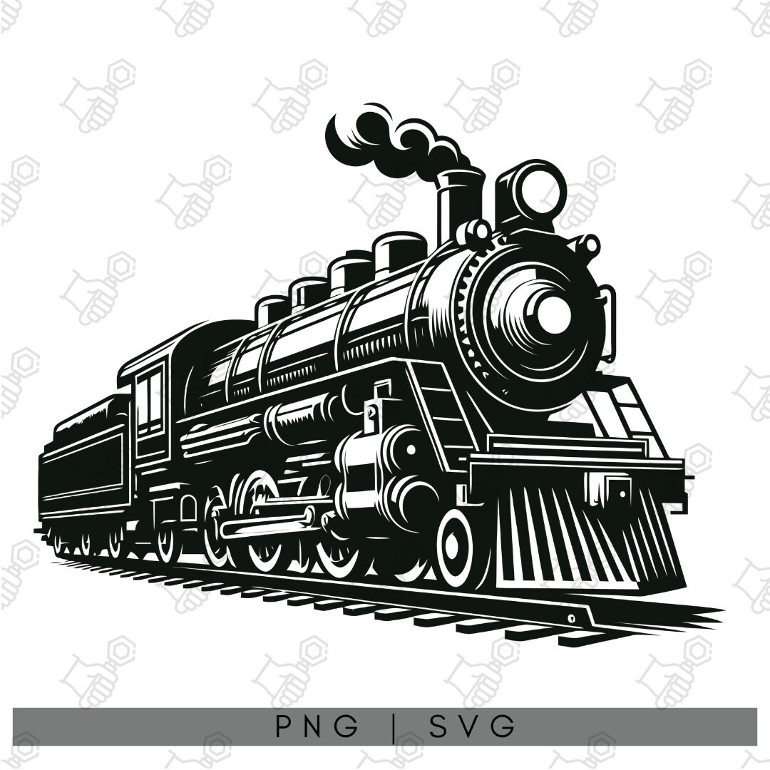 Zug Svg Lokomotive Svg Steam Engine Svg Bundle Zug Clipart Etsy | My ...