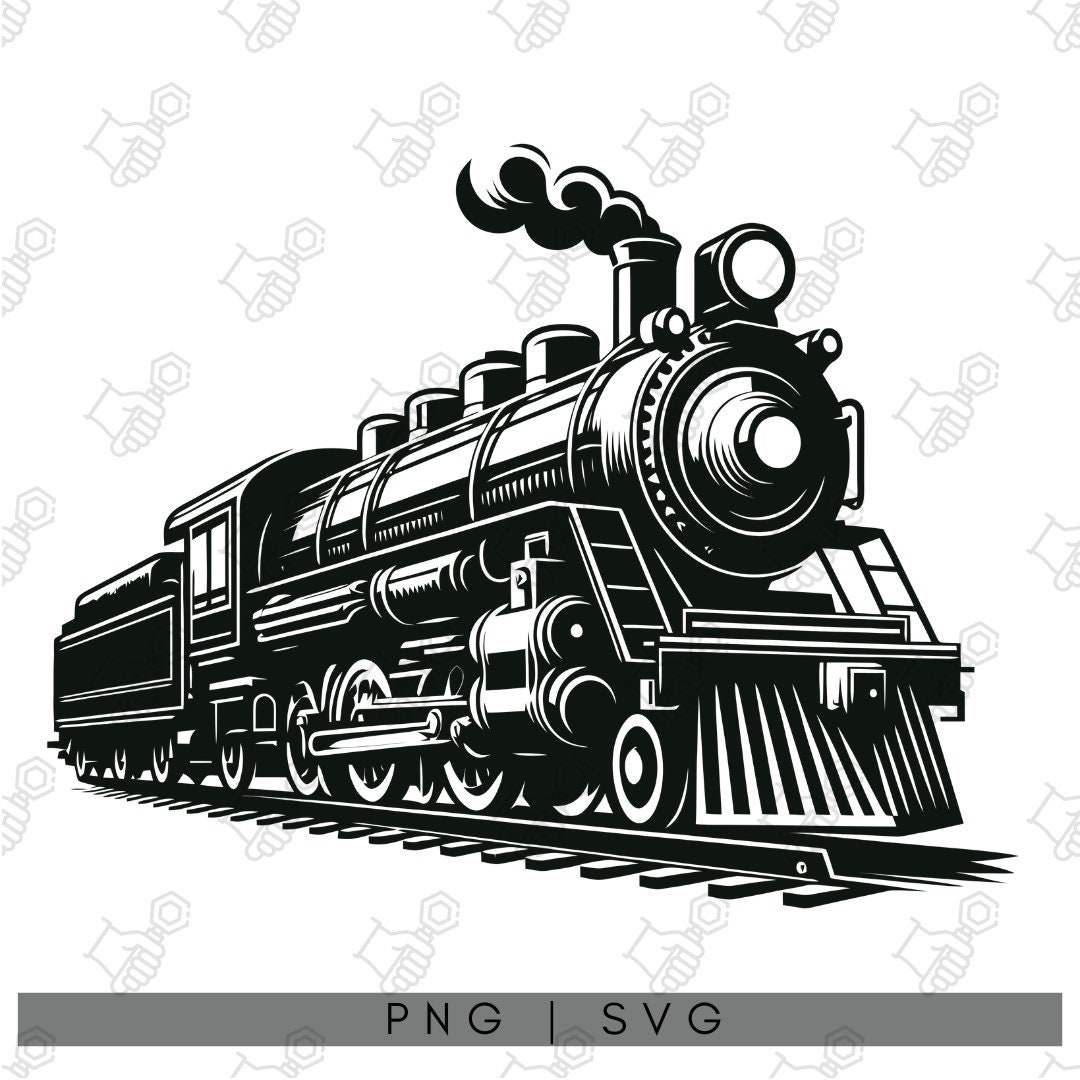 Vintage Steam Engine SVG Bundle for Crafting and DIY Projects - Etsy