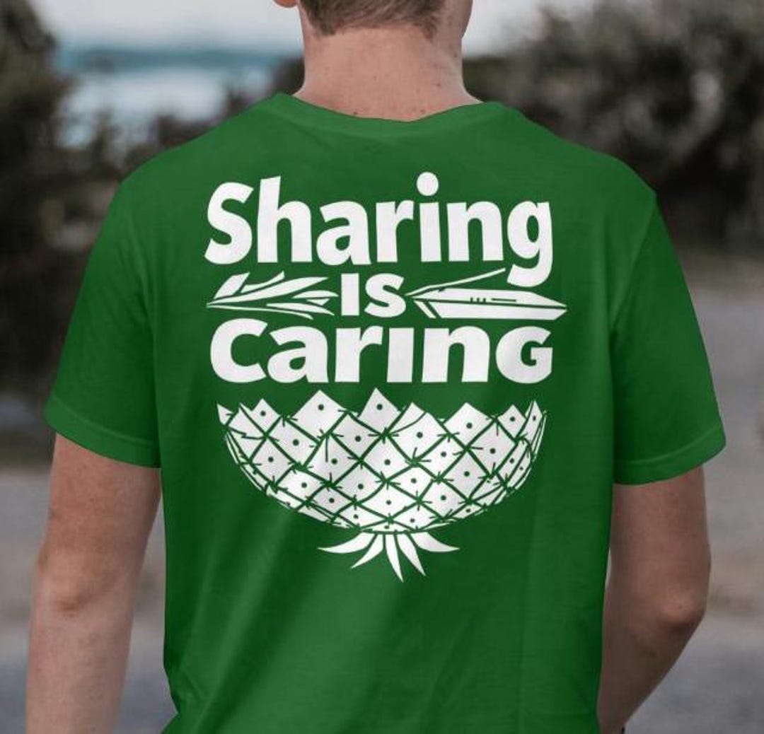 Sharing is Caring SVG Pineapple and Arrows Design Fun Tropical Art for ...
