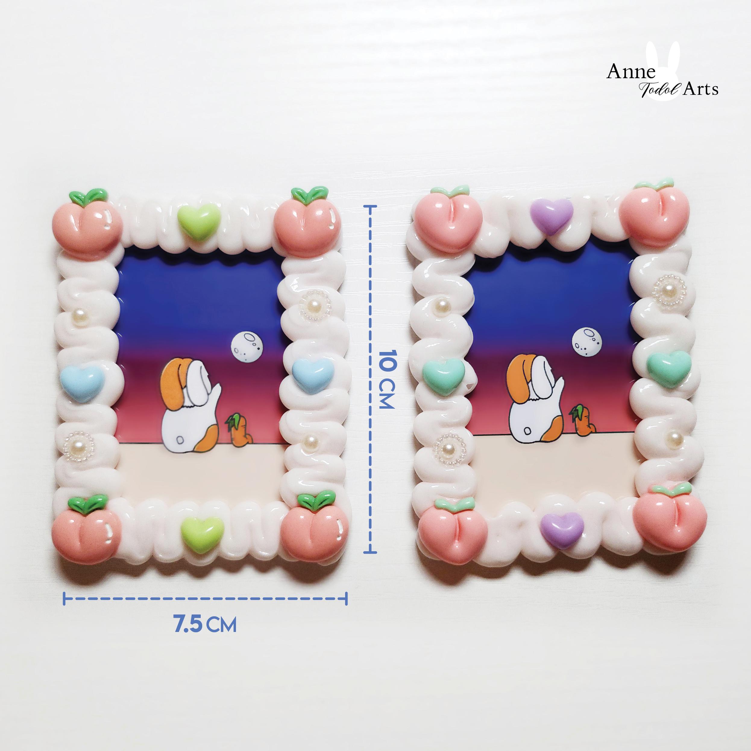 K-pop Toploader Peach Decoden Card Sleeve for Idol Photocard - Etsy