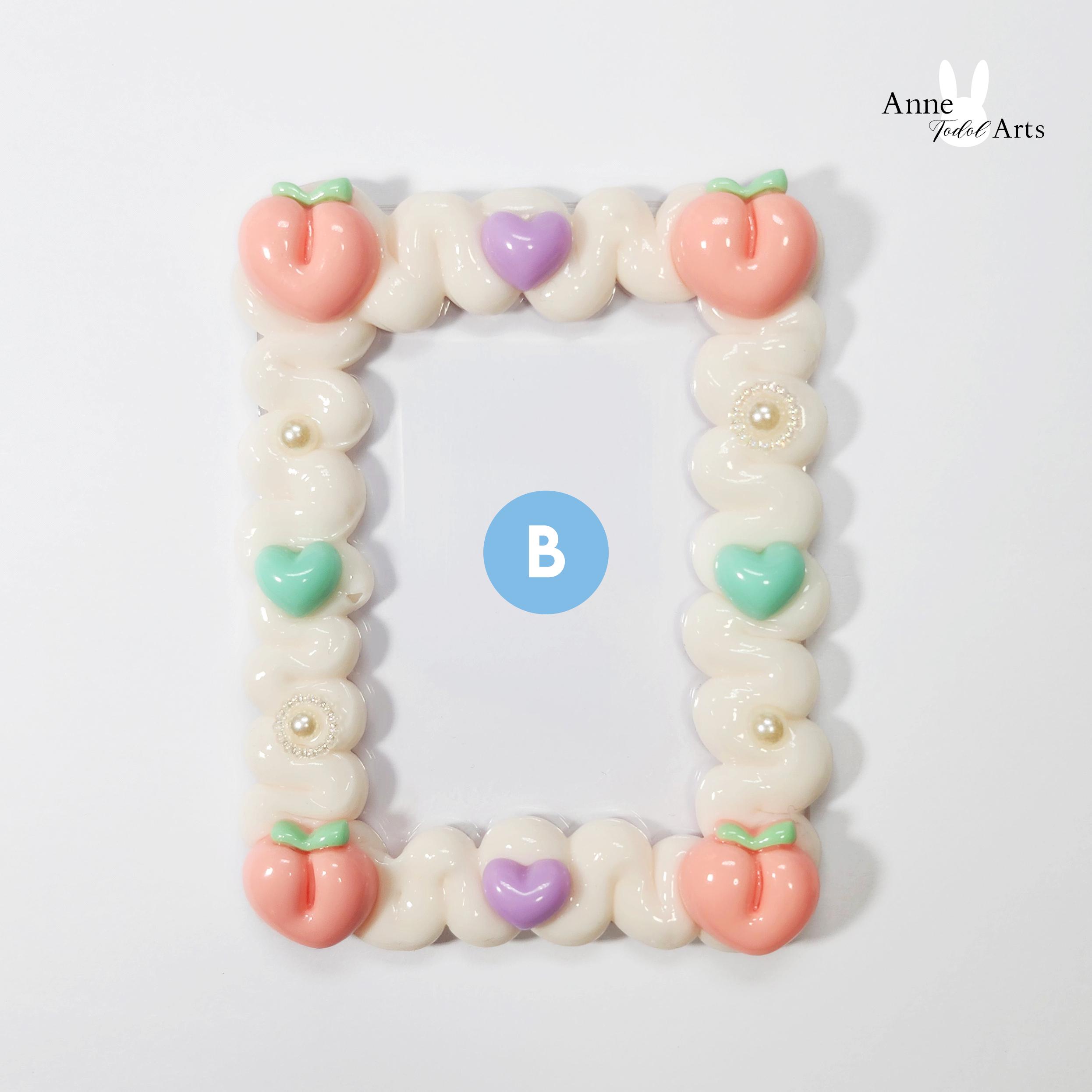 K-pop Toploader Peach Decoden Card Sleeve for Idol Photocard - Etsy