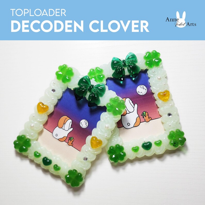 K-pop Toploader Clover Decoden Card Sleeve for Idol Photocard - Etsy