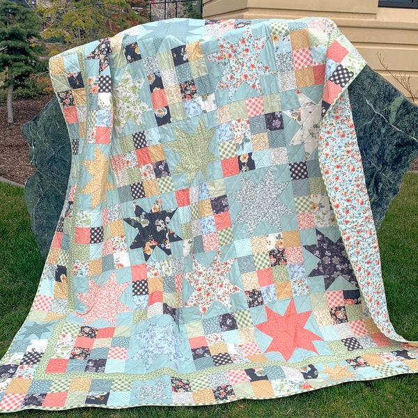 Bright Baby Quilt - Etsy