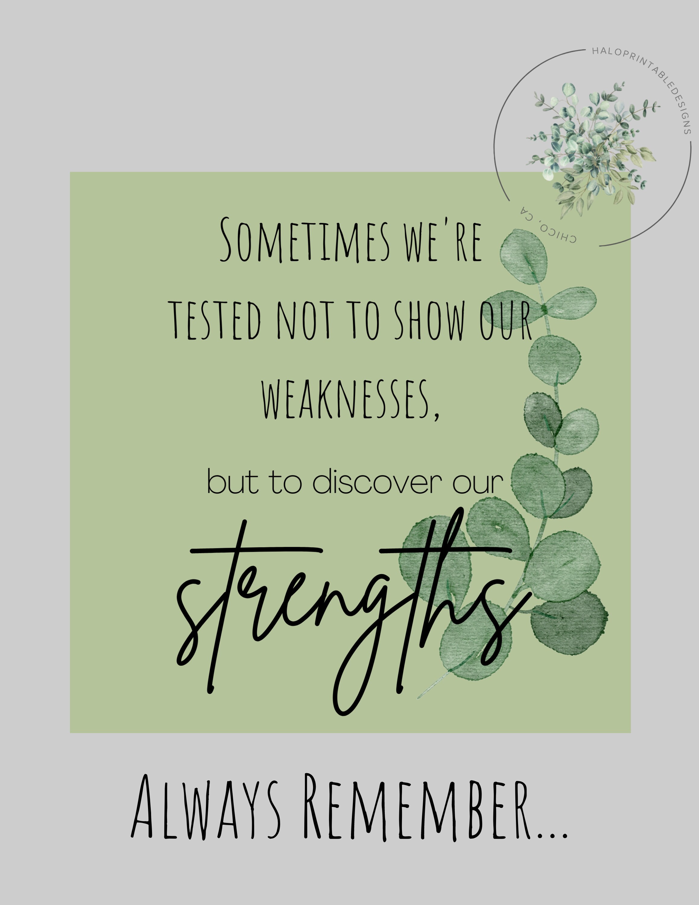 Printable Instant/digital Download Quote Notecards Encouraging ...