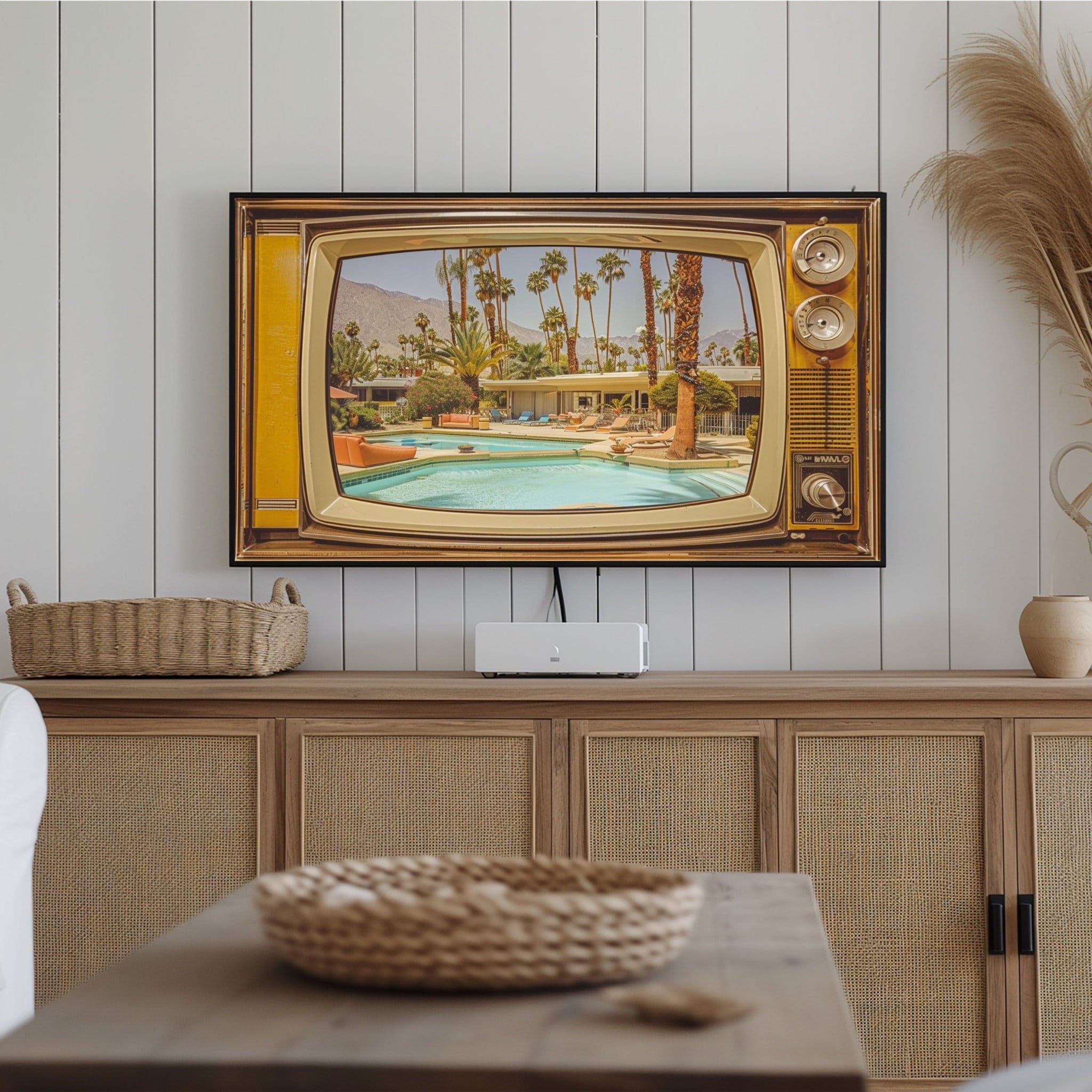 Frame TV Art Retro Screen TV Vintage Tv Screen, Antique Old Television ...